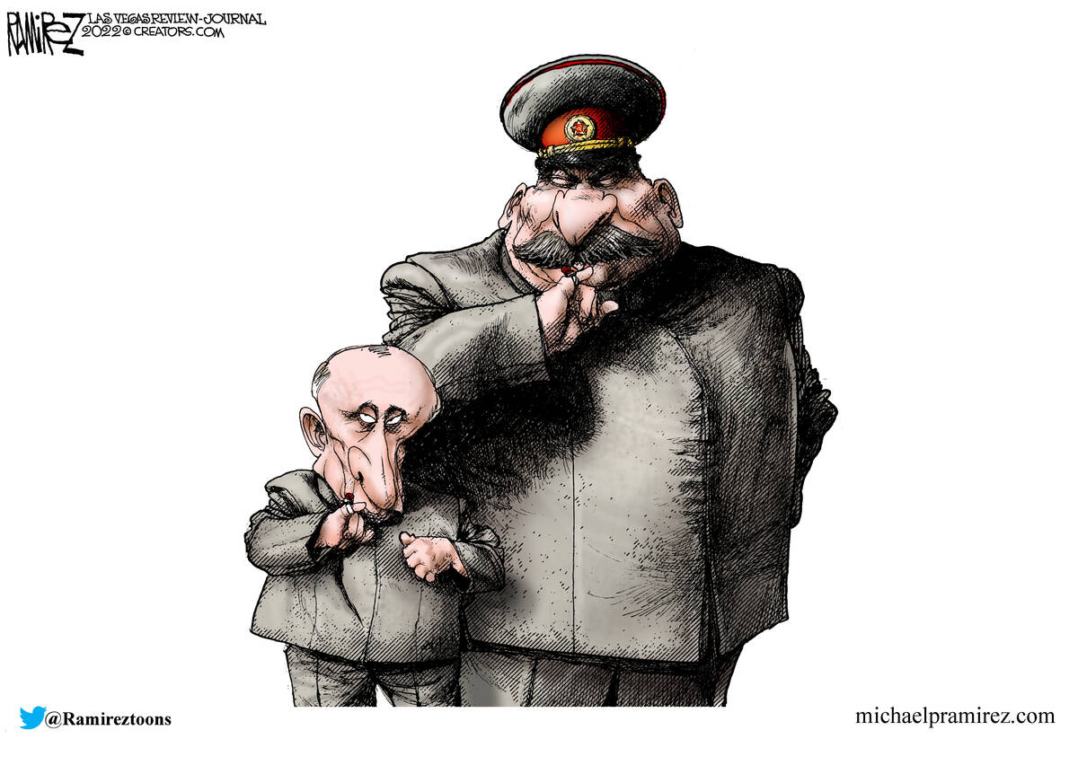 Putin is Stalin’s mini-me | CARTOON | Michael Ramirez | Opinion