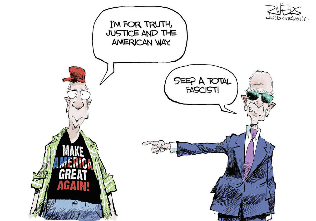 Biden finally found a fascist | CARTOONS | Drawing Board | Opinion