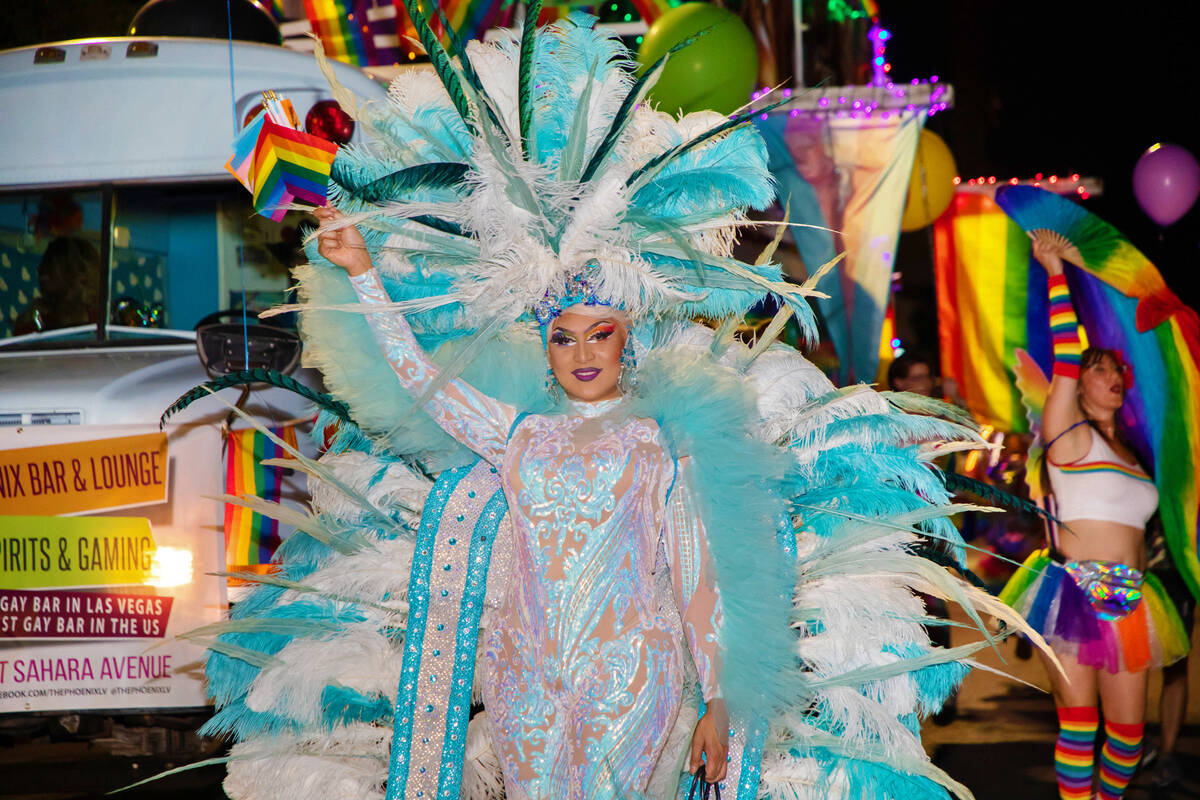 Las Vegas celebrates pride night with annual downtown parade | Local ...