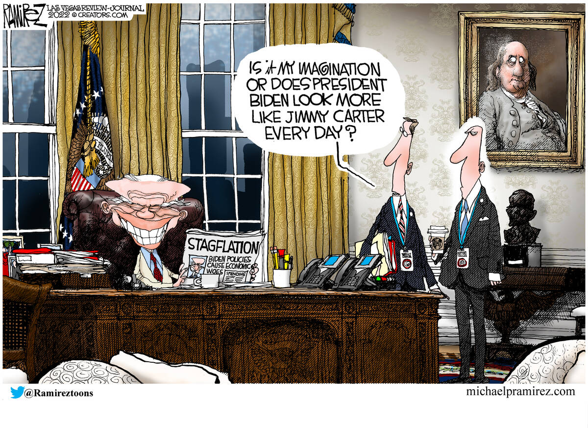 Biden looks more like him everyday | CARTOON | Michael Ramirez | Opinion