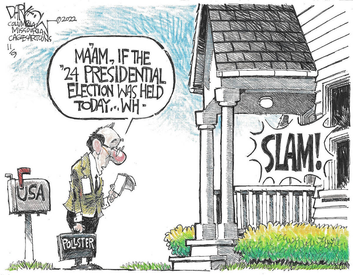 It’s a tough day to be a pollster | CARTOONS | Drawing Board | Opinion