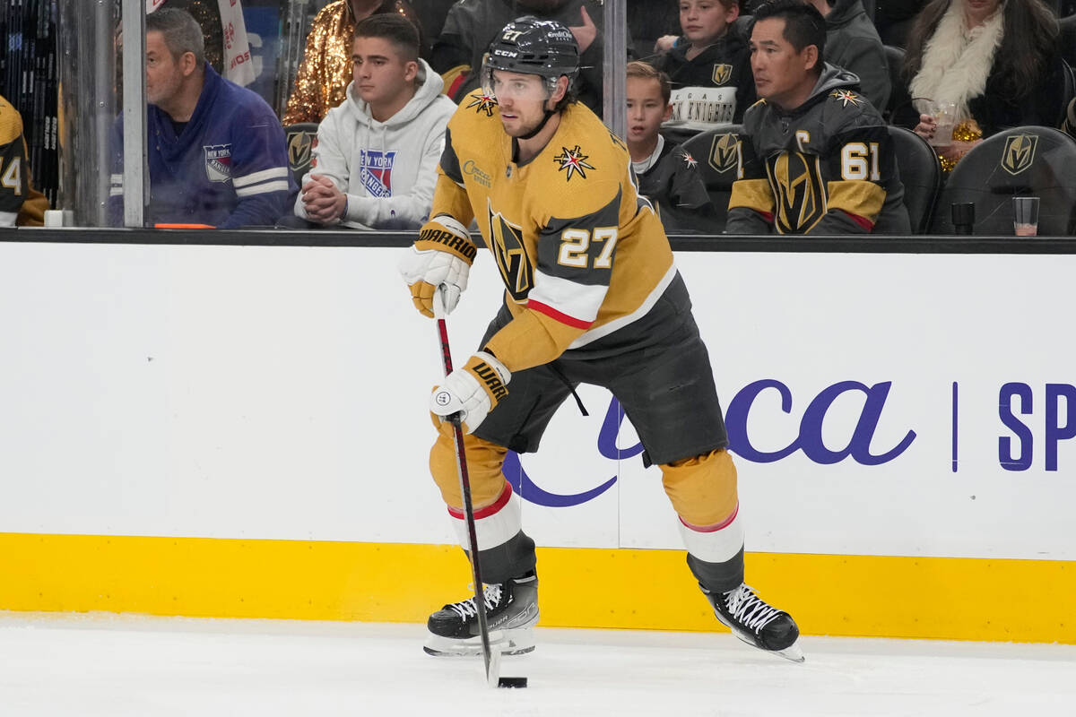 Golden Knights’ Shea Theodore out against Boston Bruins | Golden ...