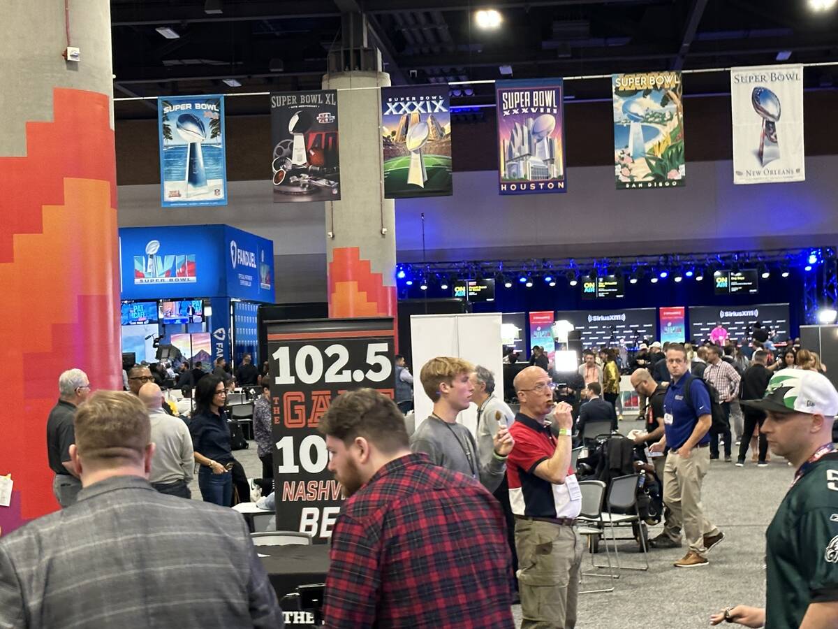 Super Bowl radio row a place to see and be seen | Super Bowl | Sports ...