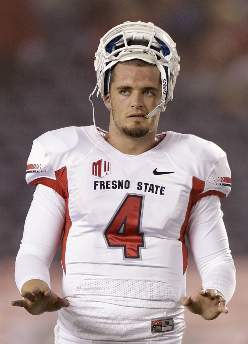 Derek Carr-Raiders: A timeline of his career with the team | Raiders ...