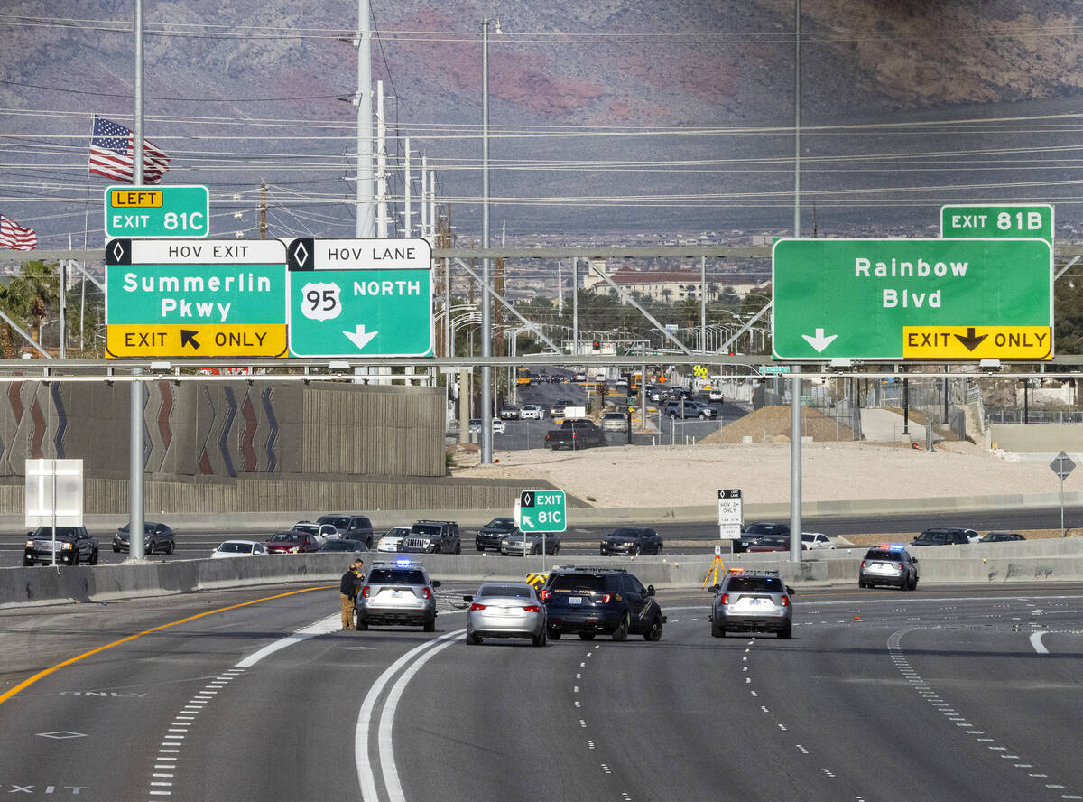 Off-duty Las Vegas police officer booked after US 95 crash | Traffic ...