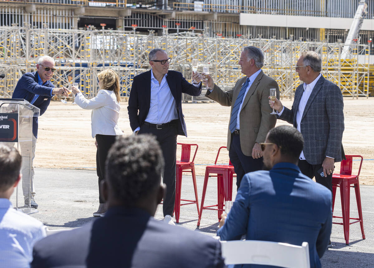 Formula One Las Vegas paddock building reaches 60 percent completion ...