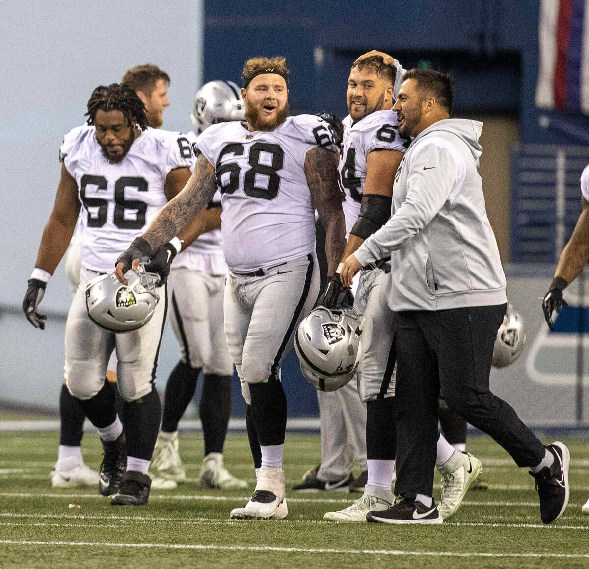Raiders offensive line improved, but still a work in progress | Raiders ...
