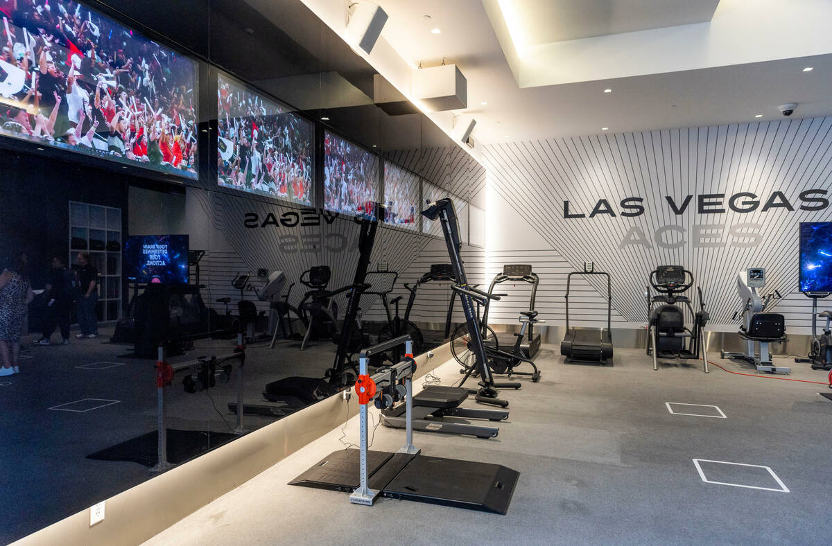 Aces make WNBA history with new practice facility | Las Vegas Review-Journal