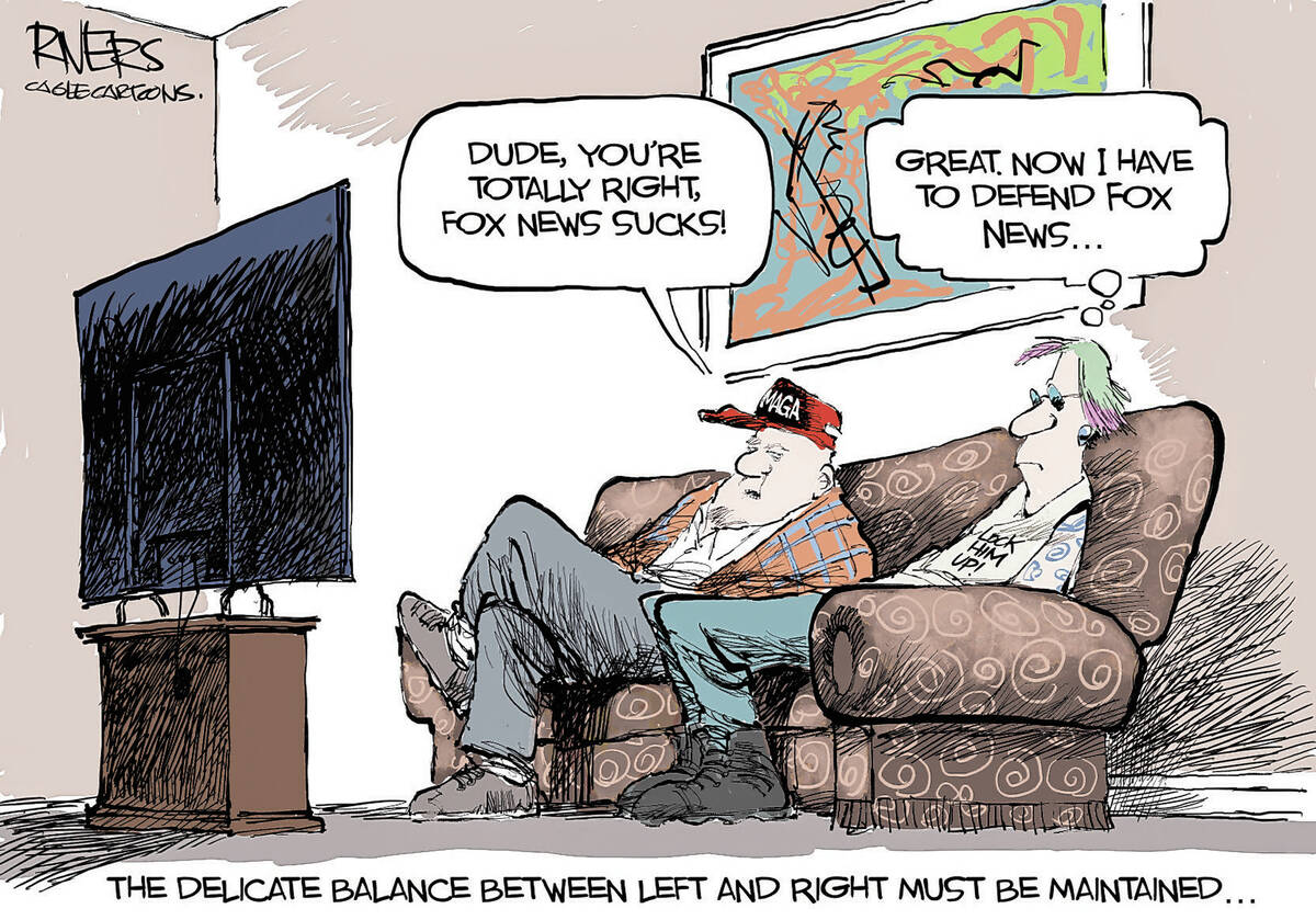 Liberals find themselves now defending Fox News | CARTOONS | Drawing ...