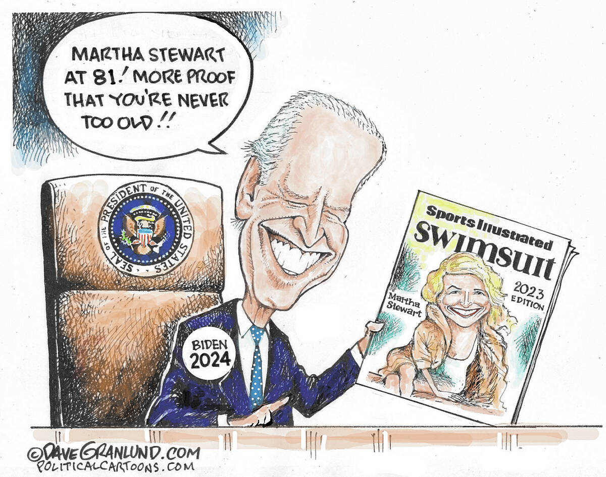 Why Biden can’t stop ogling Martha Stewart’s SI spread | CARTOONS ...