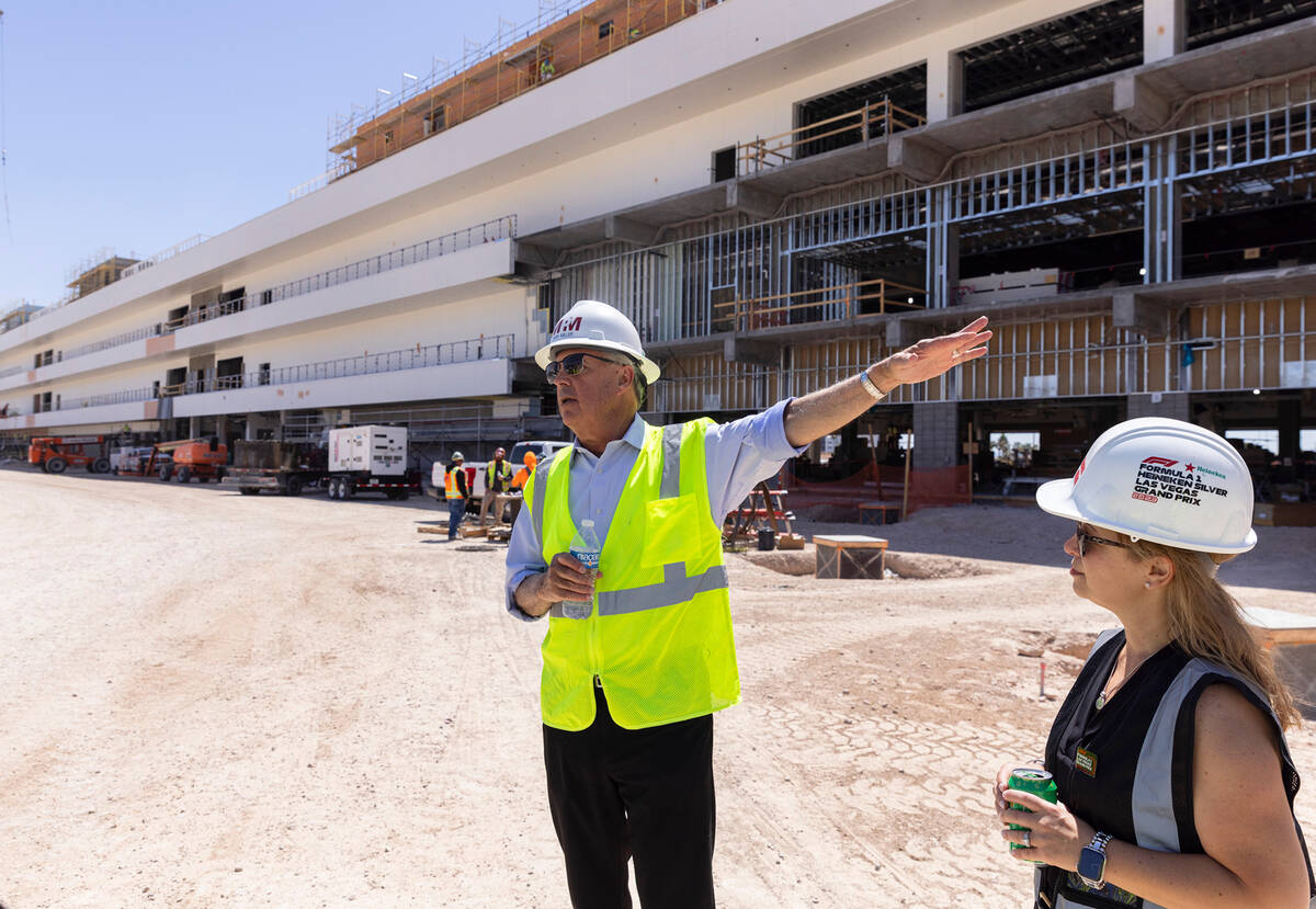 Formula One Las Vegas paddock a mix of race team, luxury fan spaces ...
