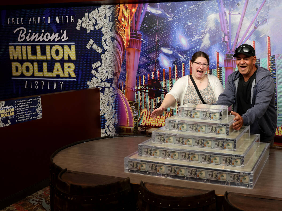 Binion’s Million Dollar Display returns to downtown Las Vegas | Casinos ...