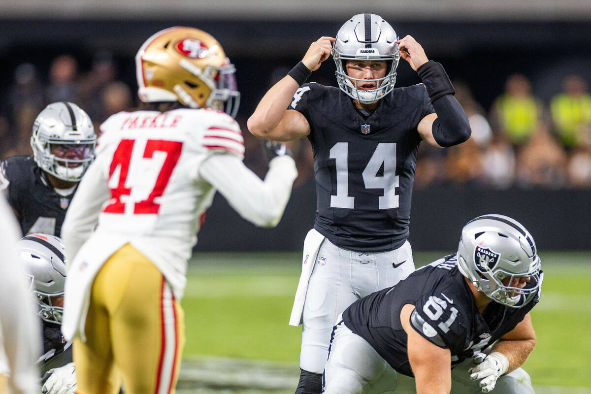 Raiders release QB Chase Garbers, 6 other players | Raiders News | Sports