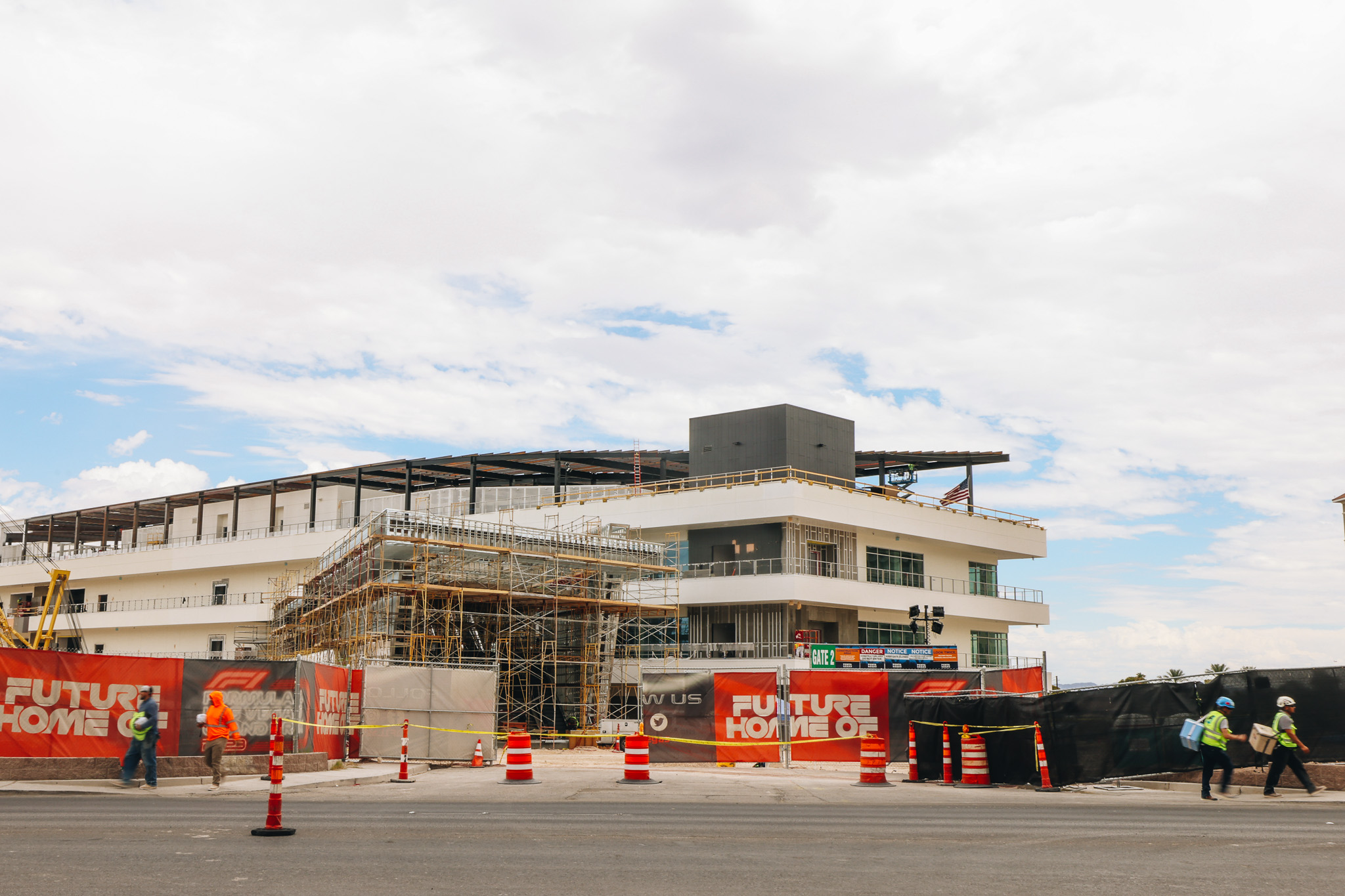Formula One Las Vegas paddock building 80% complete | Formula 1 ...