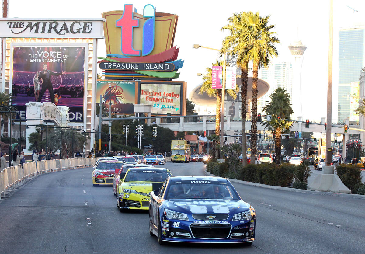 NASCAR on the Las Vegas Strip: Decade of smokeshows preceded F1 | The ...