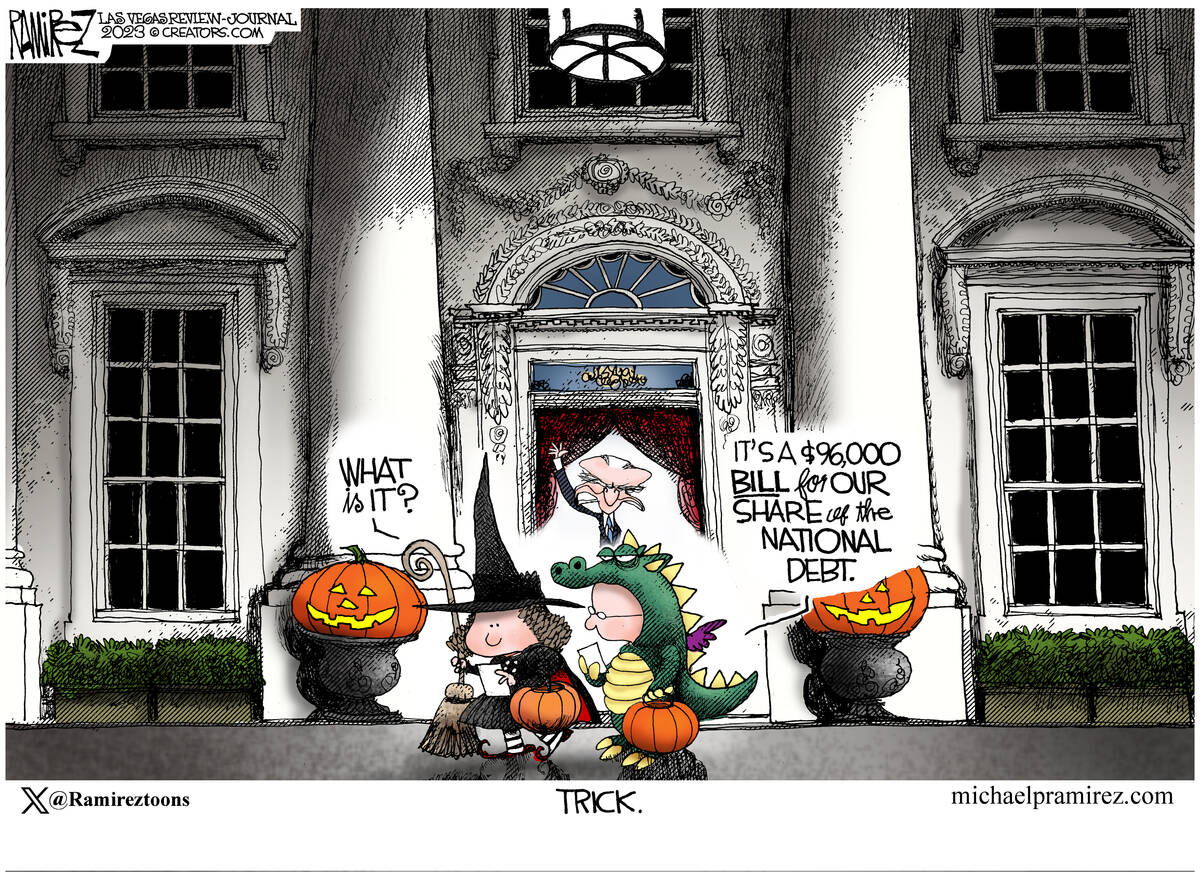 Oooh, that’s scary! | CARTOON | Michael Ramirez | Opinion