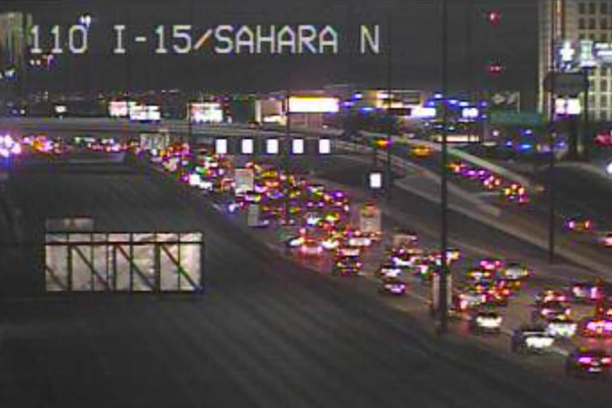 Pedestrian killed on Interstate 15 north of Sahara | Local Las Vegas ...