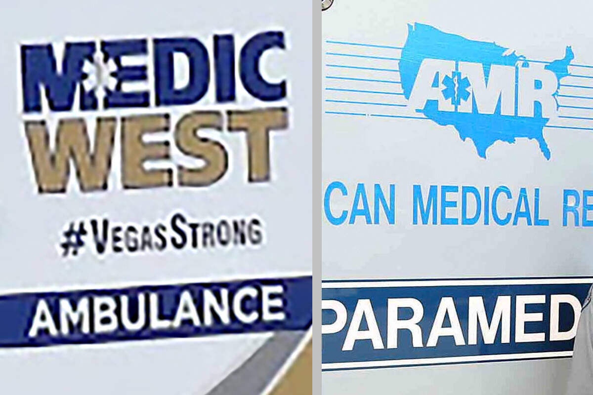Las Vegas extends ambulance contracts for MedicWest, AMR | Las Vegas ...