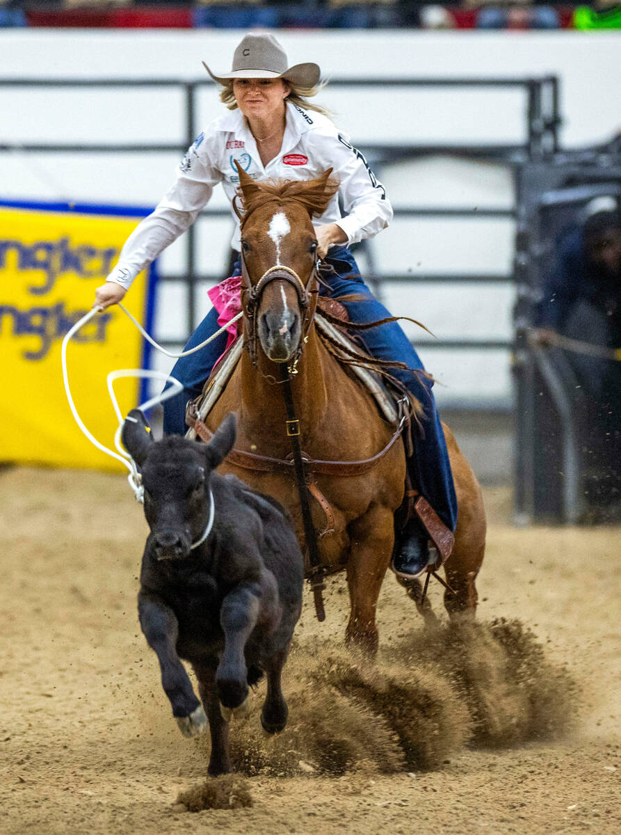 Shelby Boisjoli Meged Wins National Finals Breakaway Roping Title