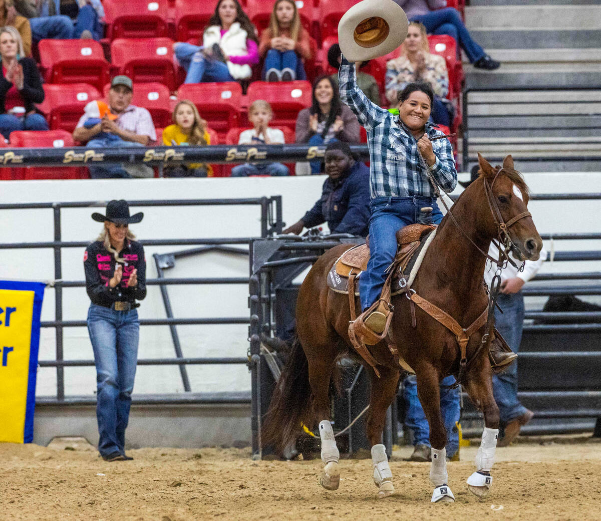 Shelby Boisjoli-Meged wins National Finals Breakaway Roping title ...