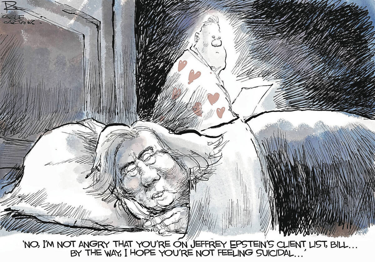 What Hilary told Bill after Epstein’s list came out | CARTOONS ...