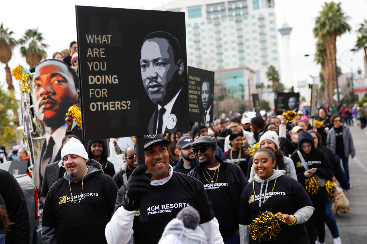 42nd annual MLK Day parade draws hundreds to downtown Las Vegas ...