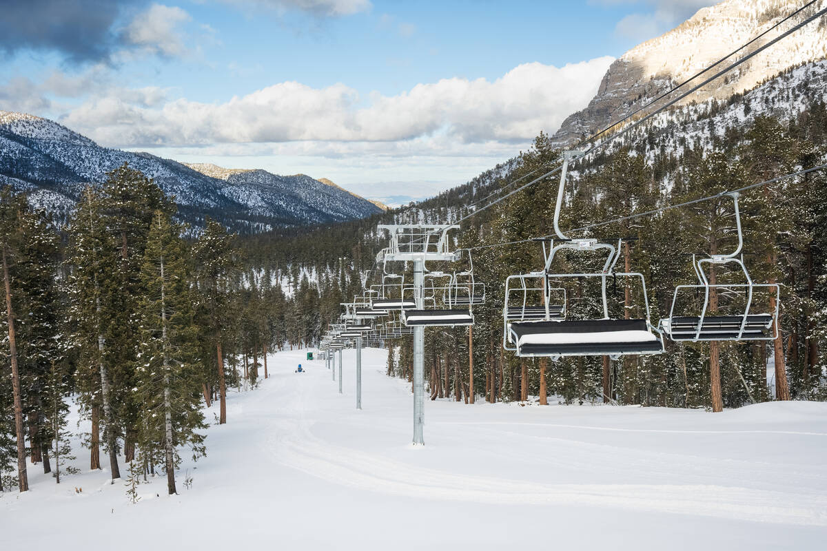 Lee Canyon Ski Resort launches operation of 4th chairlift Friday | Business