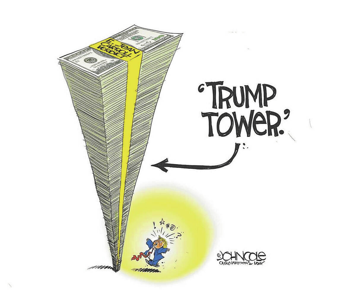 This is what the new Trump Tower looks like | CARTOONS | Drawing Board ...