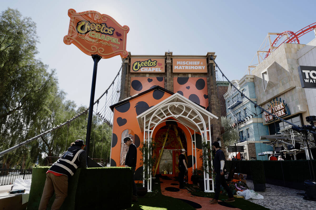 Cheetos-themed wedding chapel coming to the Las Vegas Strip | Dining ...