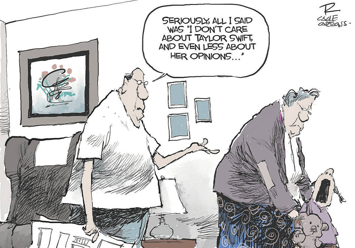 How Taylor Swift creates marital strife | CARTOONS | Drawing Board ...