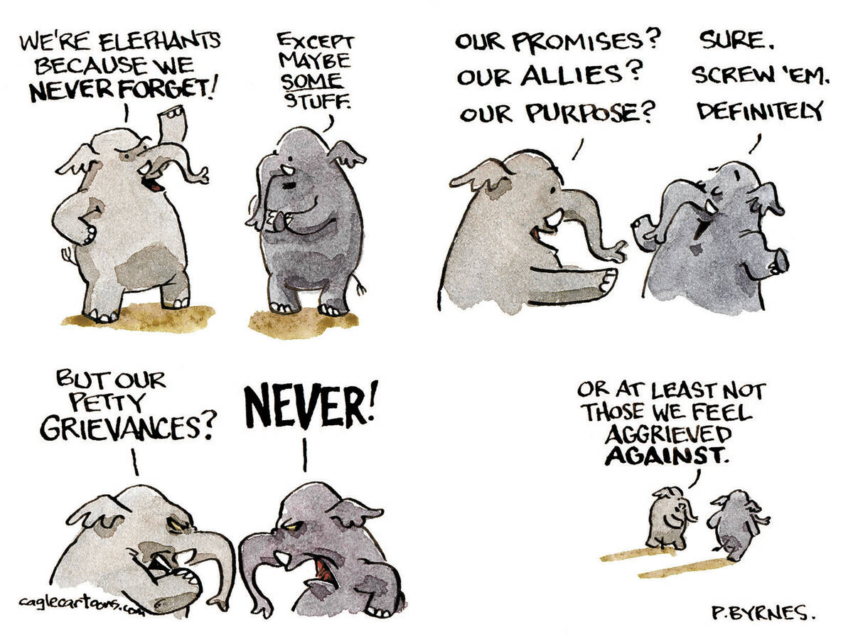 Biden’s new campaign slogan is a doozy | CARTOONS | Drawing Board | Opinion