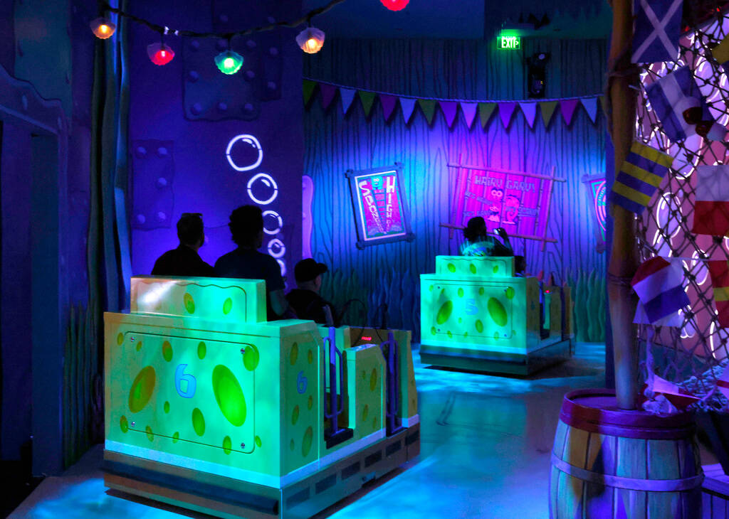 SpongeBob SquarePants carnival ride opens at Circus Circus on Strip ...