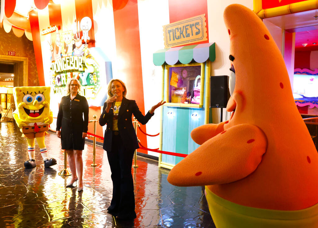 SpongeBob SquarePants carnival ride opens at Circus Circus on Strip ...