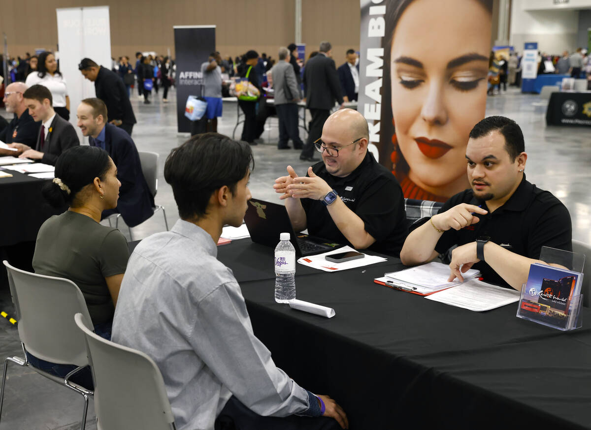 Spring Job Fair draws thousands looking for Southern Nevada work | Business