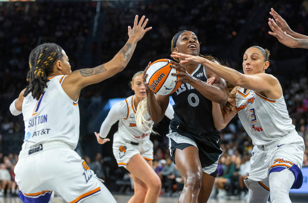 Las Vegas Aces lose to Phoenix Mercury in tense rematch of opener ...