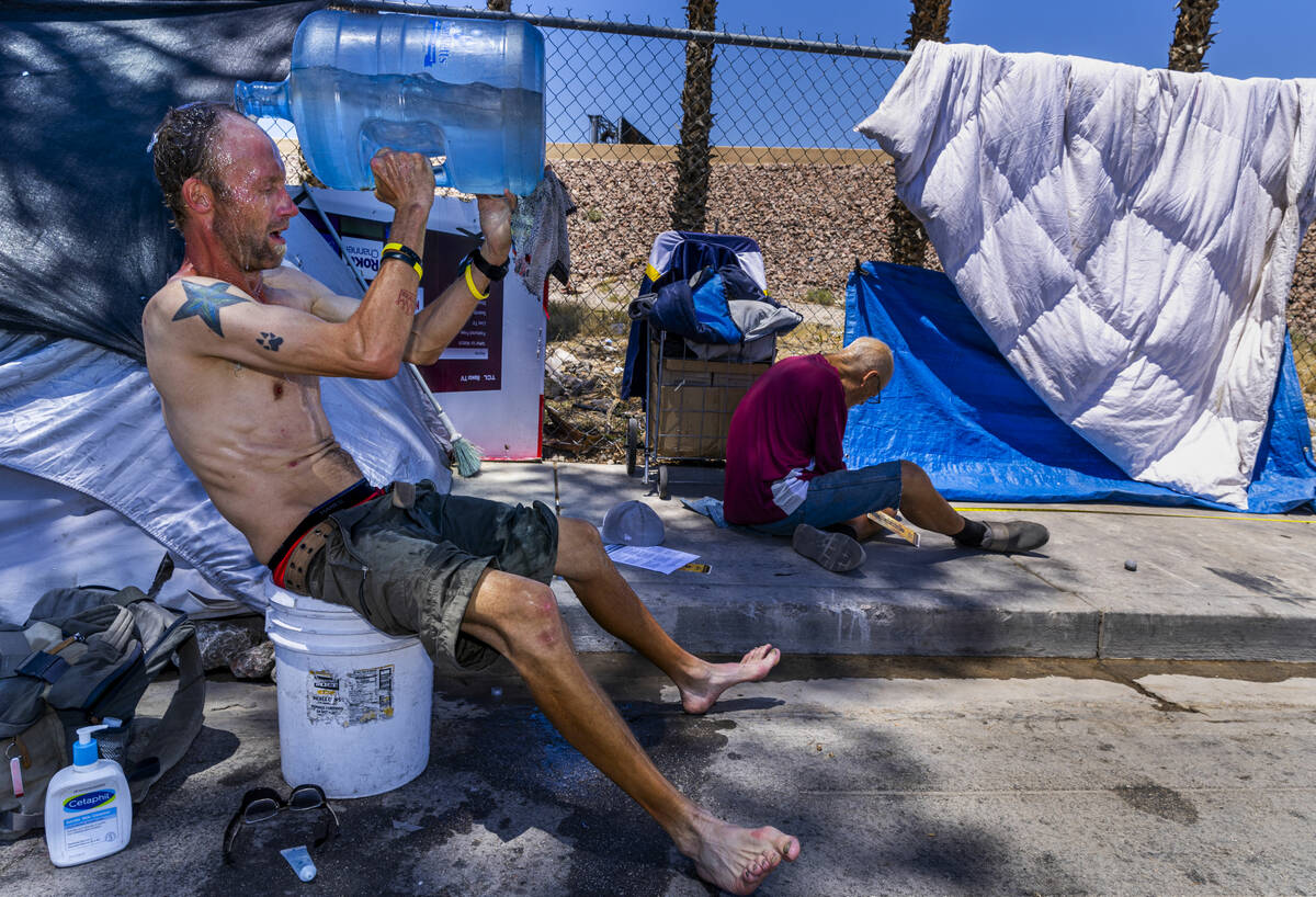 Las Vegas nonprofit serves homeless community during extreme heat ...