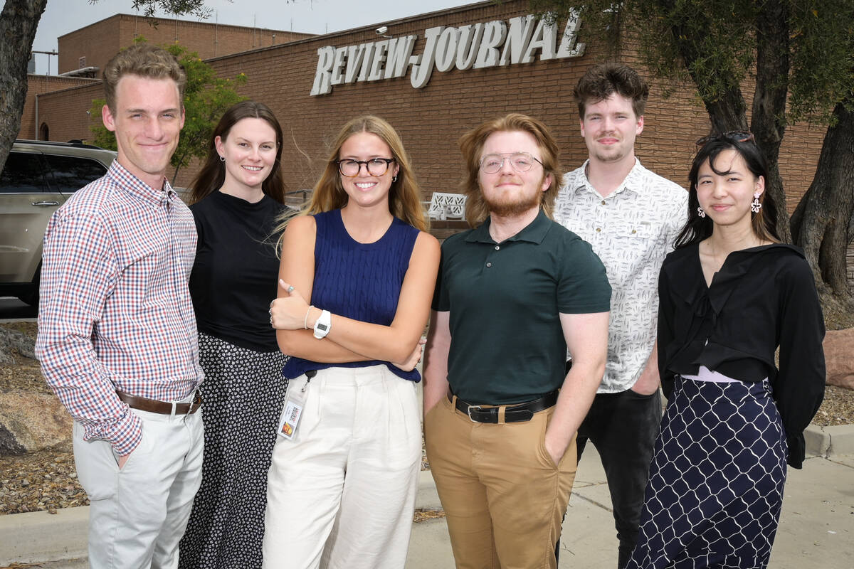 Review-Journal welcomes its summer 2024 internship class | Local Las ...