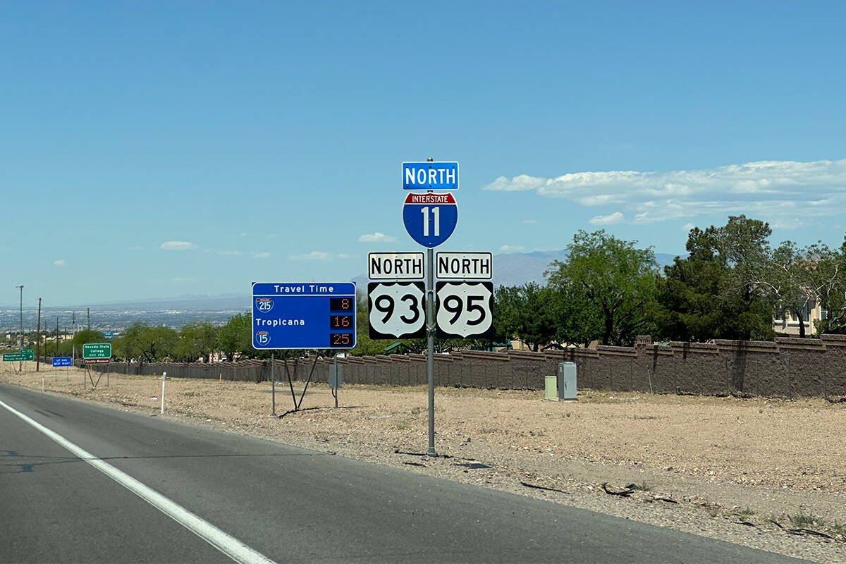 Interstate 11 may bring major changes to Las Vegas highway | Road ...