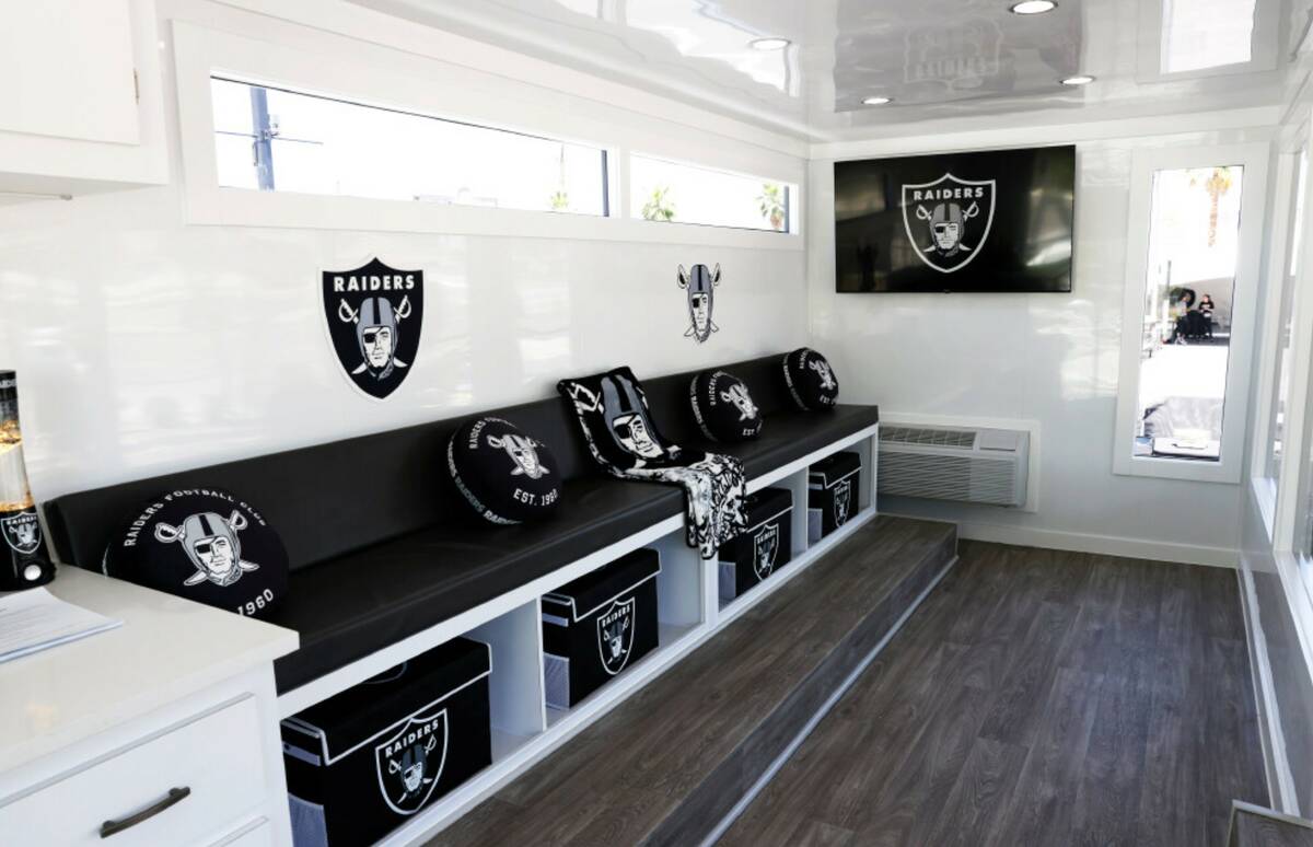 Raiders unveil ‘party shacks’ at Allegiant Stadium — PHOTOS | Raiders ...