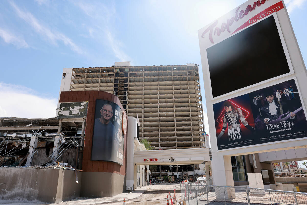 Tropicana implosion planned for October 2024, according to blast permit | Casinos & Gaming ...