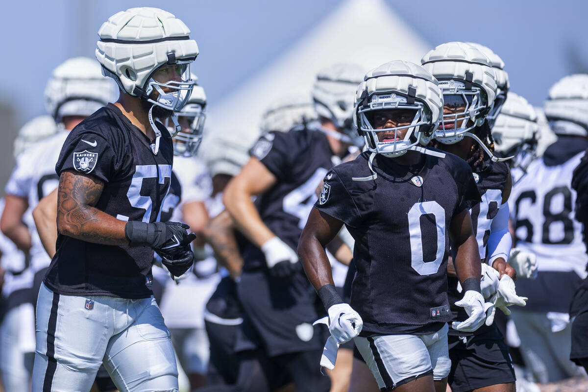 Raiders training camp: Early standouts include Brock Bowers | Raiders ...