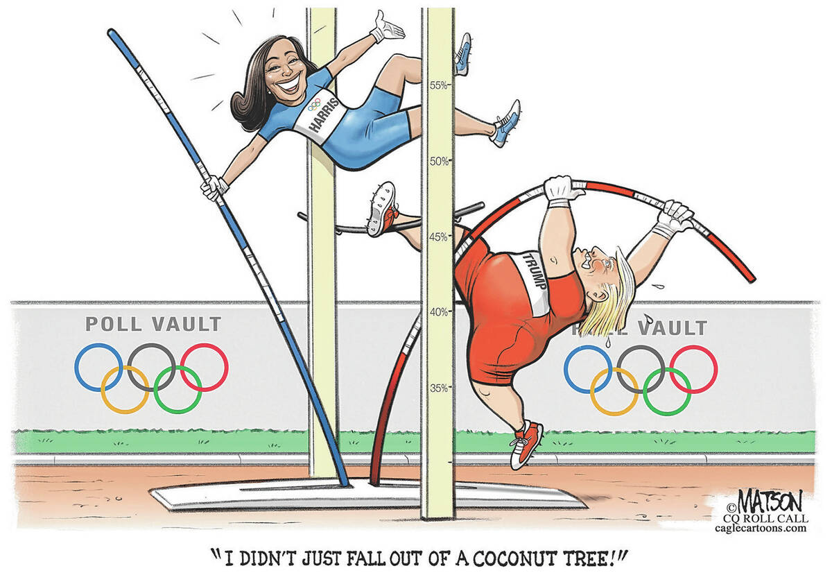 Why Trump doesn’t like the pole vault | CARTOONS | Drawing Board | Opinion