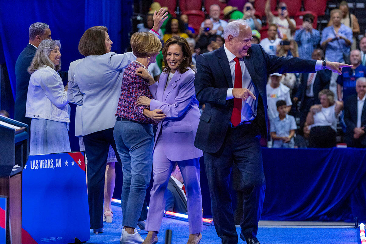 5 key takeaways from the Harris, Walz rally in Las Vegas | Politics and ...