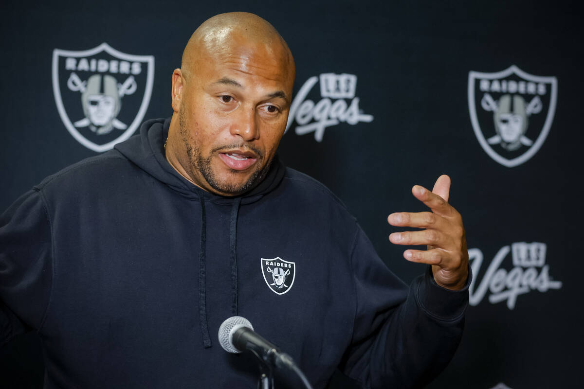 Raiders’ Jackson Powers-Johnson off PUP list, practices at Allegiant ...