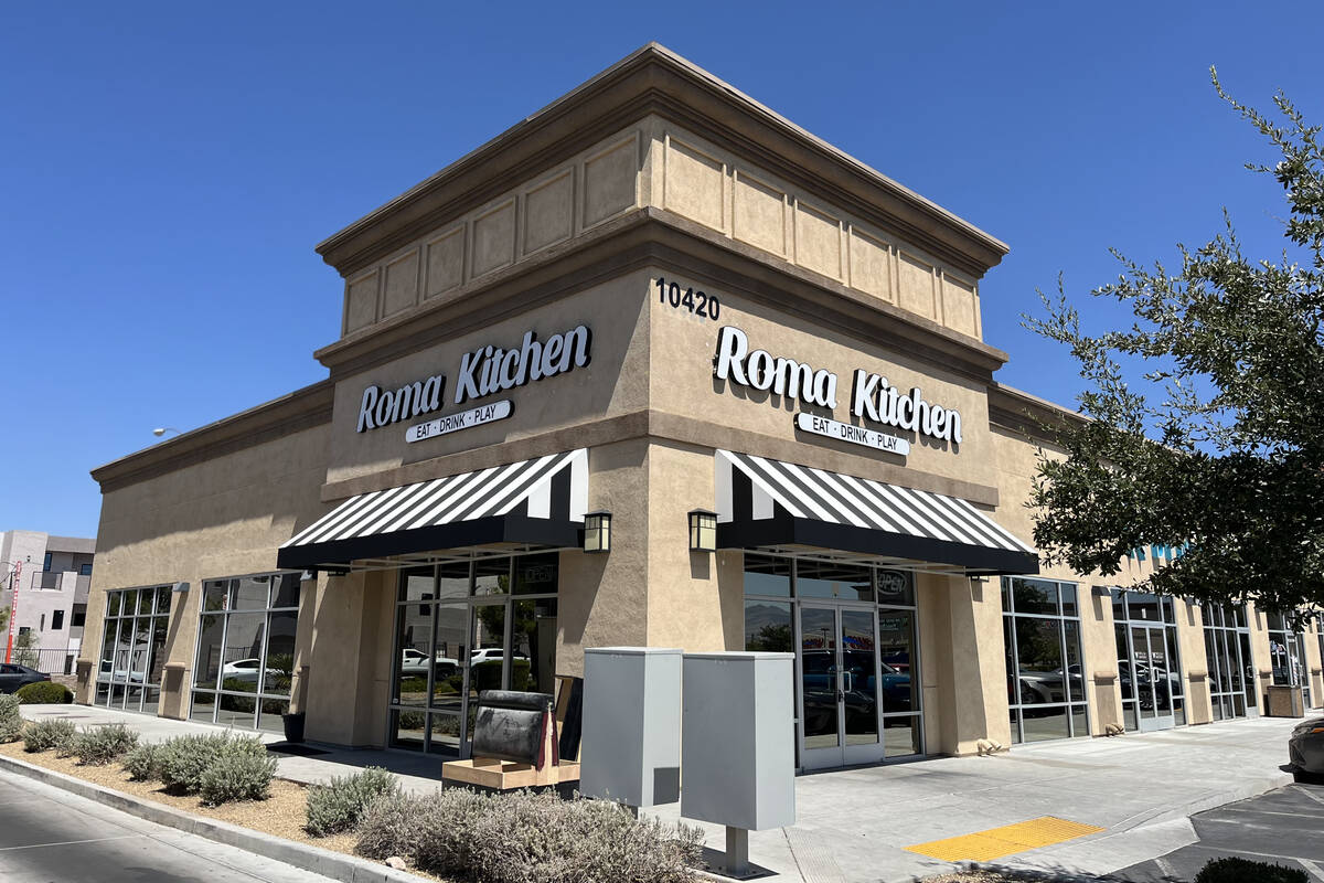 Roma Kitchen opens in Southern Highlands area of Las Vegas | Dining Out ...