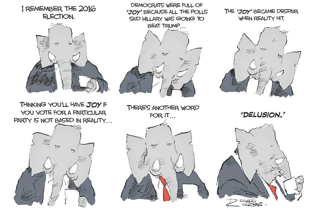 Watch Kamala Harris’ ‘joy’ turn into this | CARTOONS | Drawing Board ...