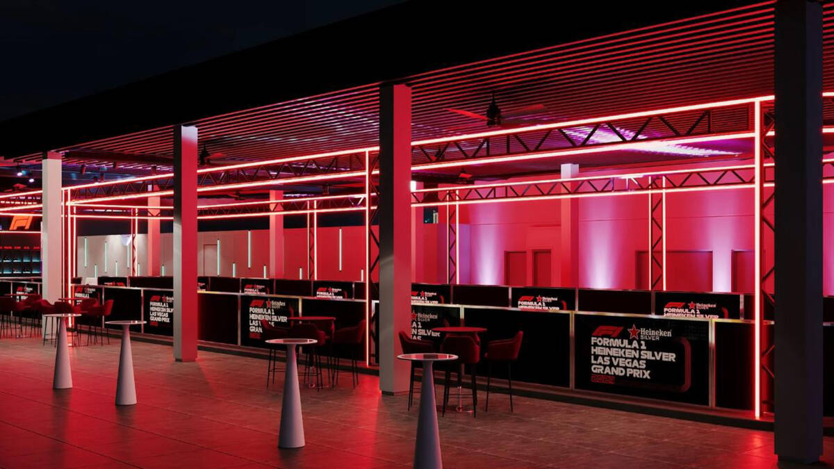 Paddock Club gets ice-skating rink during Las Vegas Grand Prix weekend ...