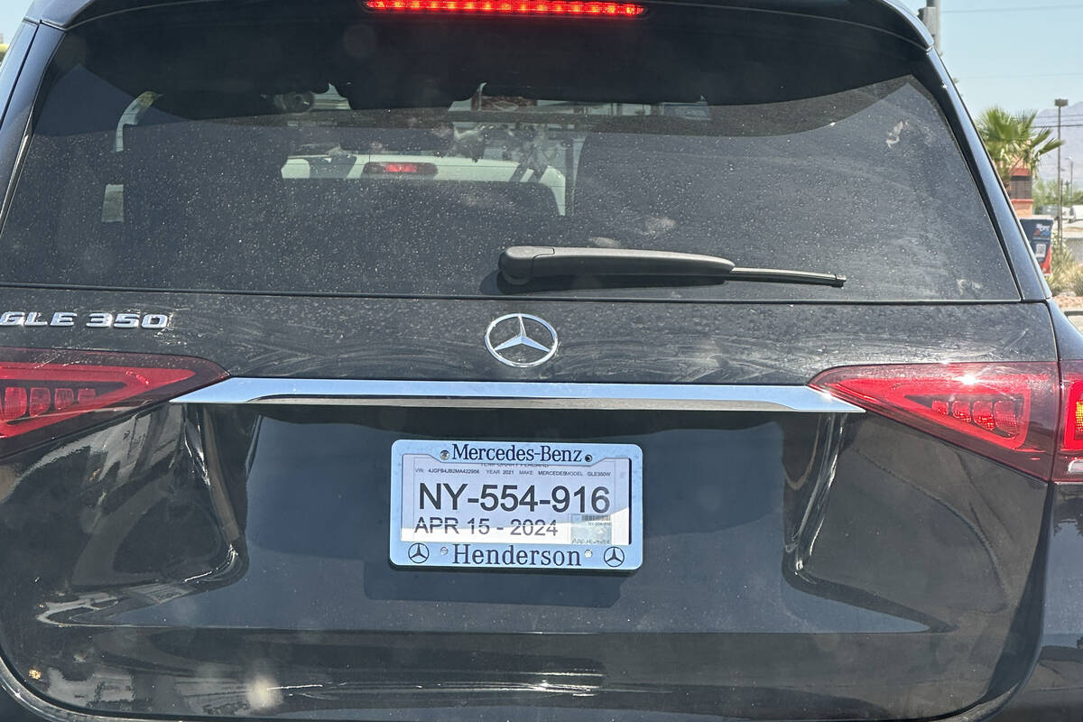 Why are there so many expired temporary license plates in Las Vegas ...