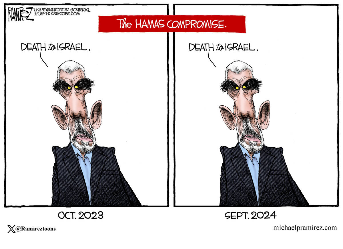 What Hamas calls a compromise | CARTOON | Michael Ramirez | Opinion
