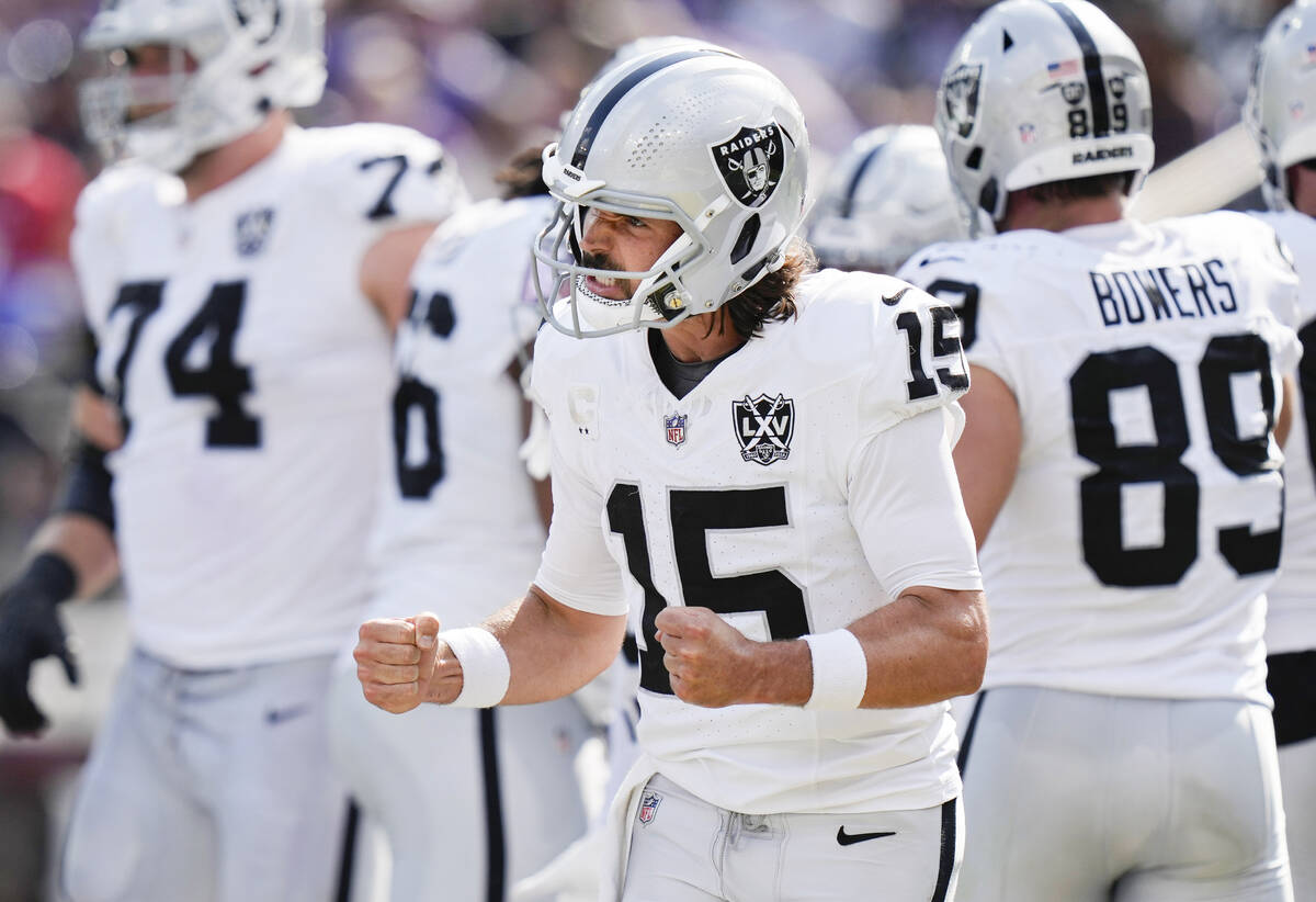 Raiders quarterback Gardner Minshew saves day against Baltimore Ravens | Ed Graney | Sports ...
